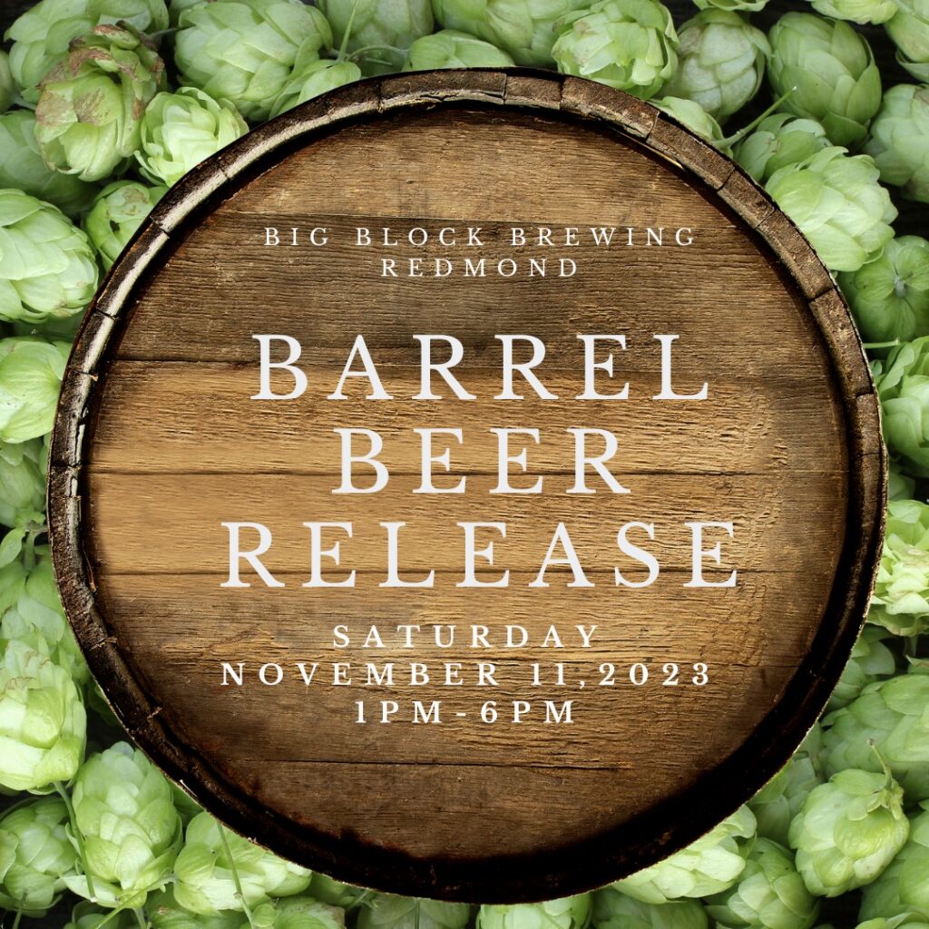 Winter Barrel Aged Beer Release at Big Block Brewing - Experience Redmond