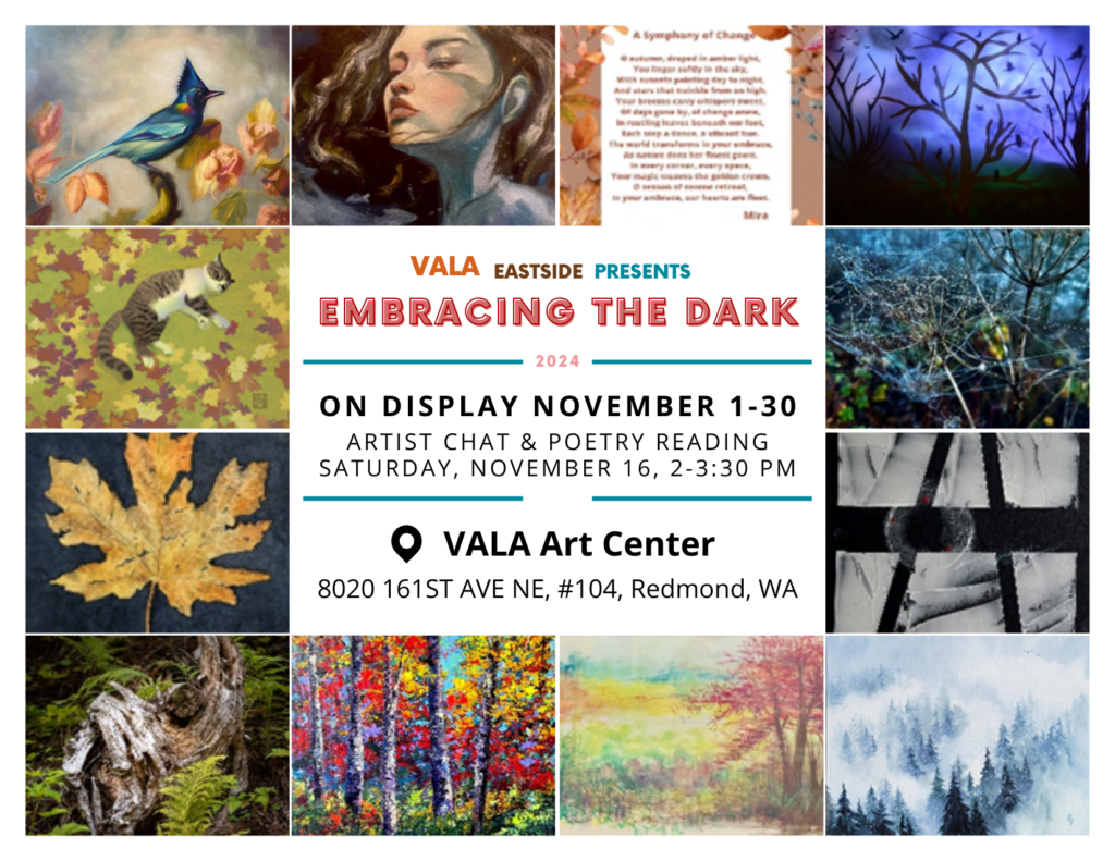 "Embracing the Dark" Exhibit: Artist Chat & Poetry Reading - Experience ...